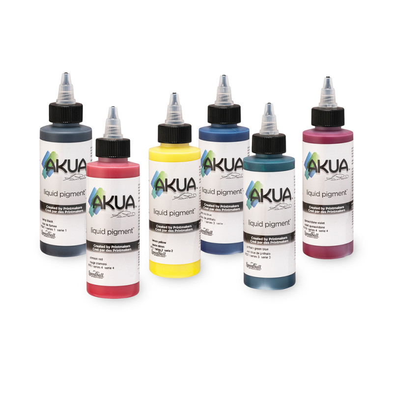 Encre Akua Liquid Pigment Speedball - 20 couleurs - 118 ml