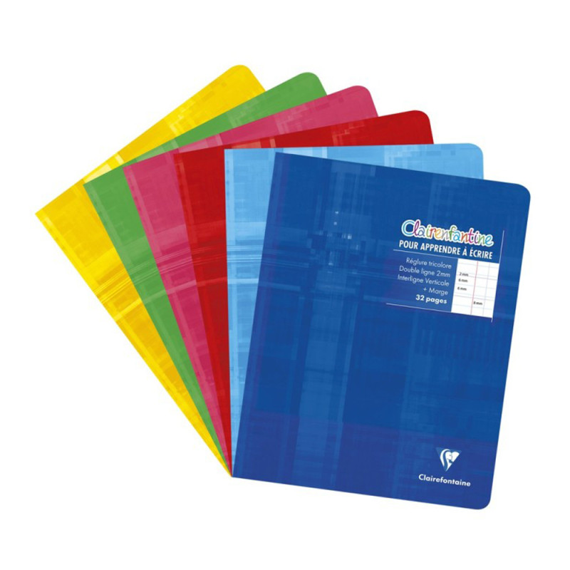 Cahier double ligne pour apprendre à écrire - Clairefontaine